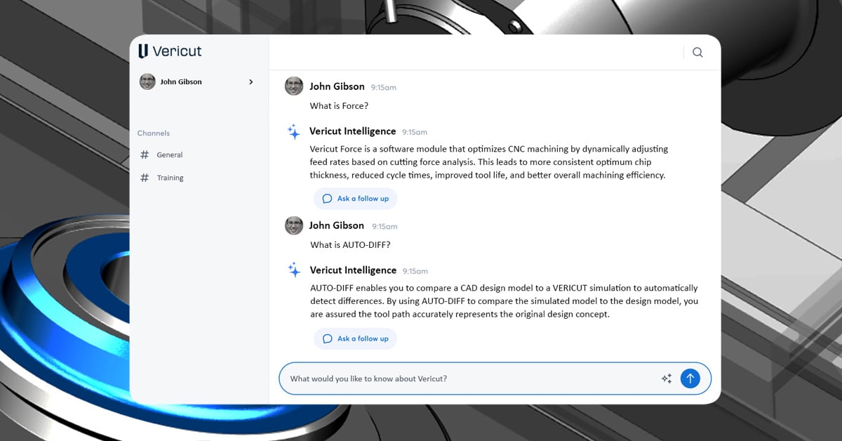 Vericut AIツールでユーザーエクスペリエンスを強化 - 株式会社CGTech