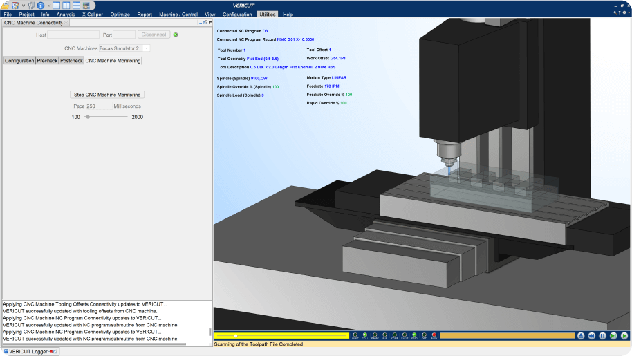 CNC Machine Monitoring & Connect - Vericut USA