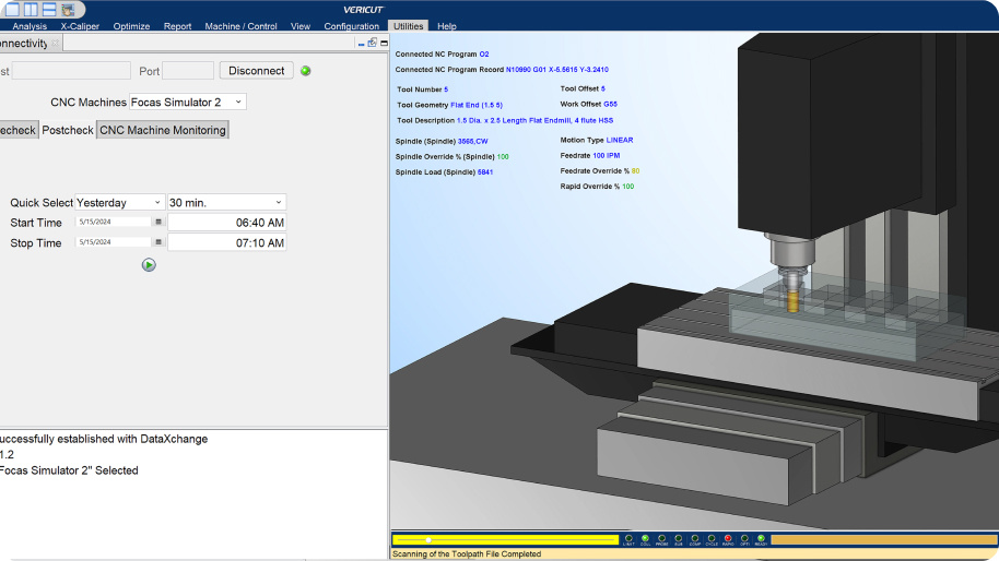 CNC Machine Monitoring & Connect - Vericut USA